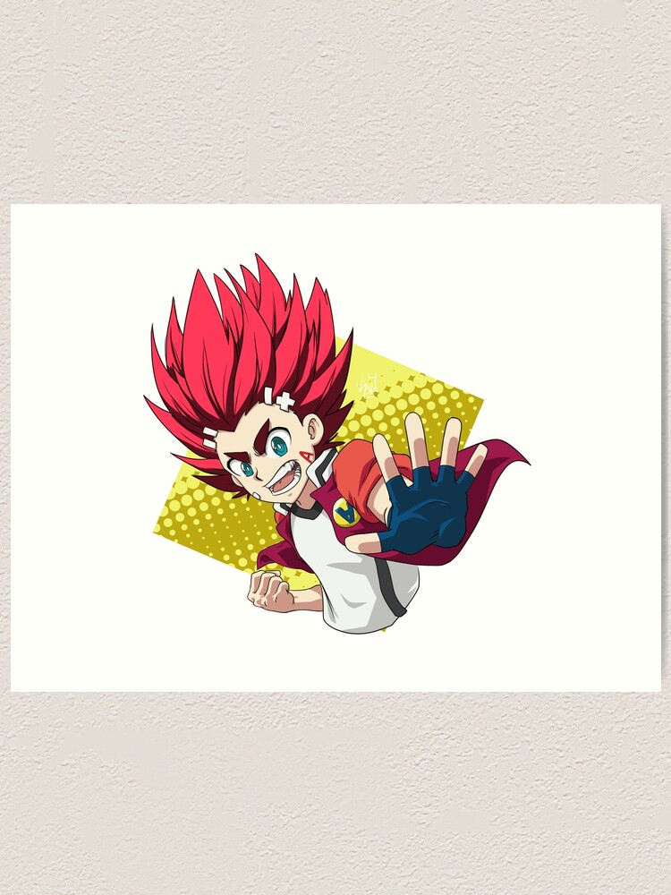 "Super Aiger Akabane from Beyblade Burst Turbo" Art Print for Sale by ...