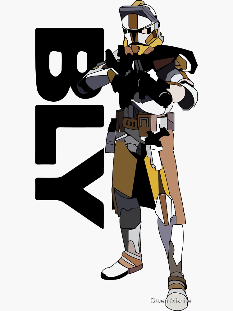 "Commander Bly" Sticker by Creator0210 | Redbubble