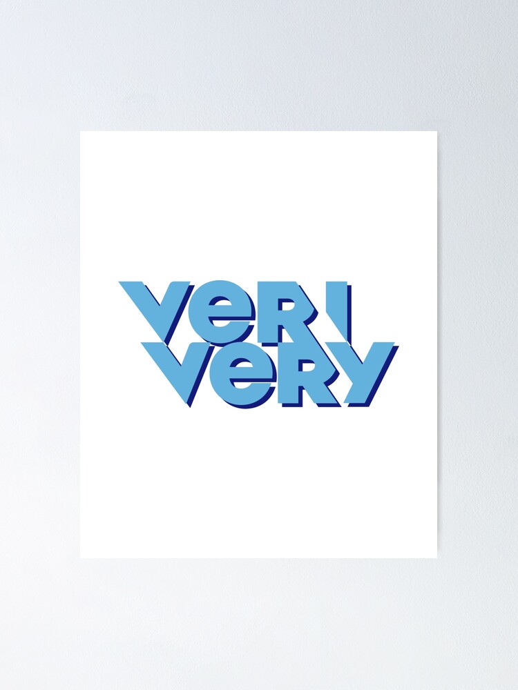 "KPOP BOY GROUP VERIVERY OFFICIAL LOGO" Poster by LySaVN | Redbubble