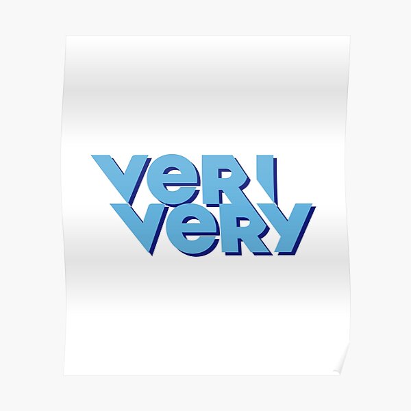 "KPOP BOY GROUP VERIVERY OFFICIAL LOGO" Poster by LySaVN | Redbubble