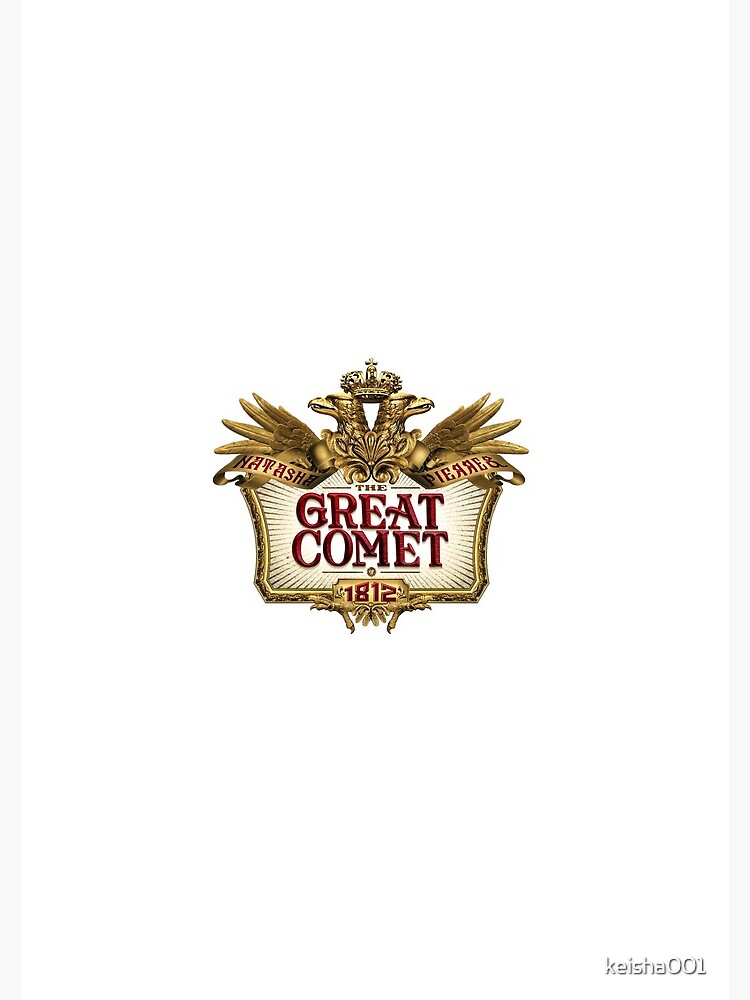 "Natasha, Pierre and The Great Comet of 1812 Logo" Spiral Notebook by ...