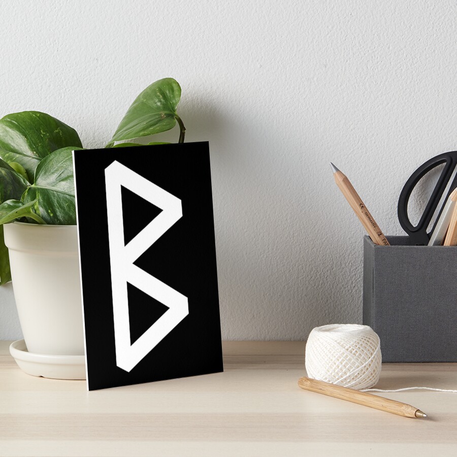 "Berkanan / Berkana Rune: Elder Futhark. " Art Board Print for Sale by ...