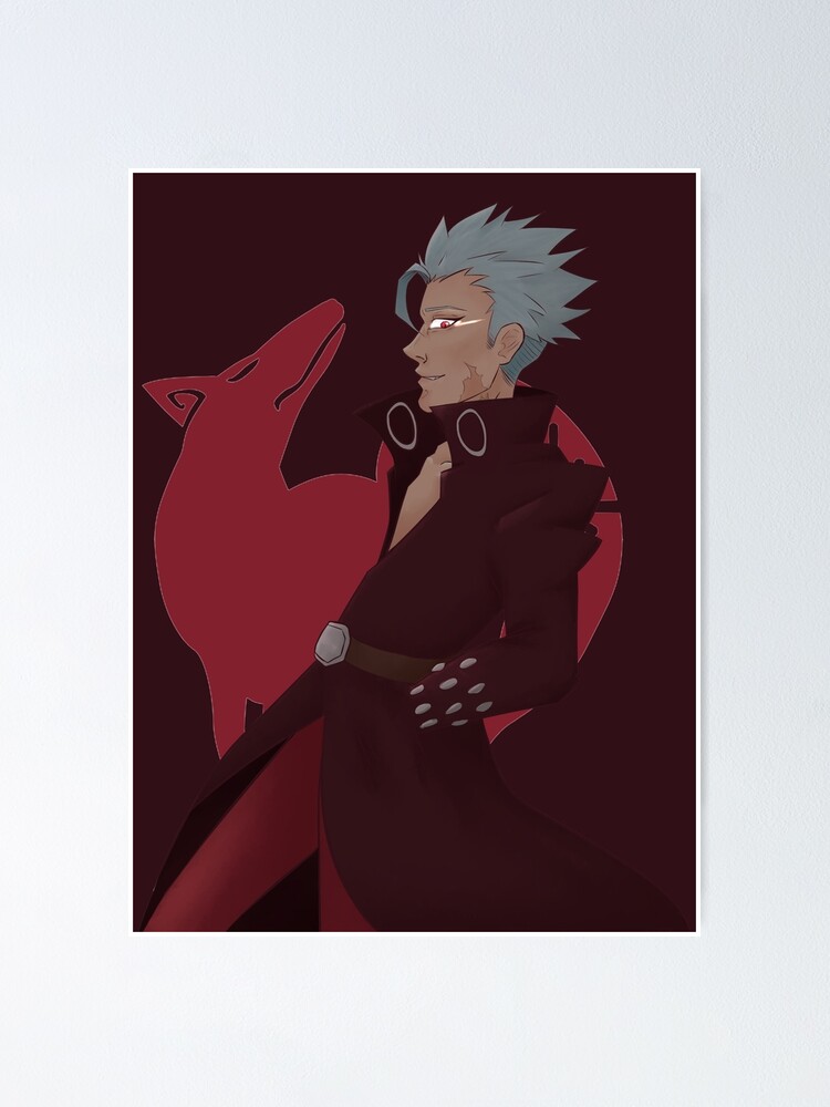 "Fox Sin Ban - Nanatsu no Taizai" Poster for Sale by Brethyra | Redbubble