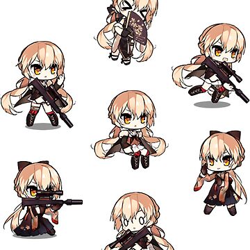 "Girls Frontline OTs-14 Groza Chibi Sticker set" Sticker for Sale by ...