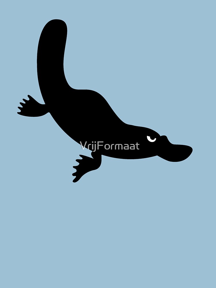 "Angry Animals - Platypus" T-shirt by VrijFormaat | Redbubble