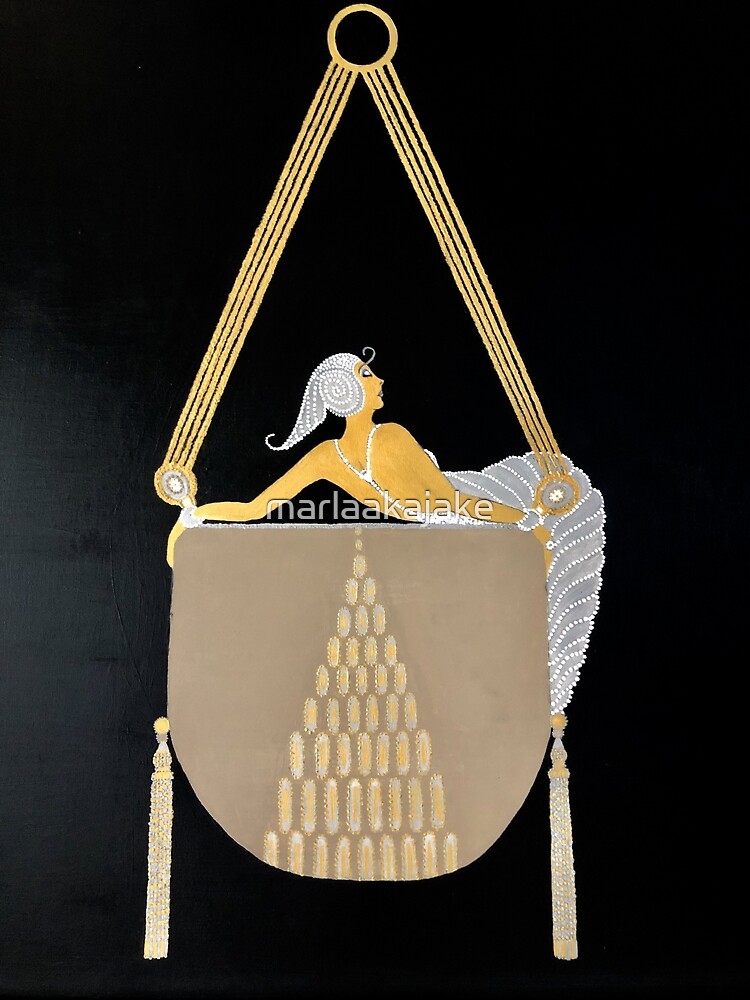 "TRIBUTE TO ERTE" Canvas Print for Sale by marlaakajake | Redbubble