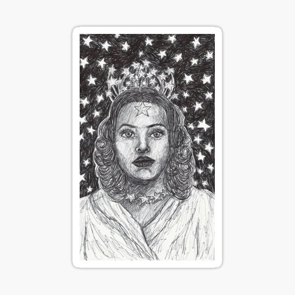 "Star Queen" Sticker for Sale by theartinspirer | Redbubble