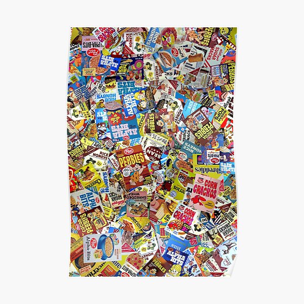 Breakfast Cereal Posters | Redbubble