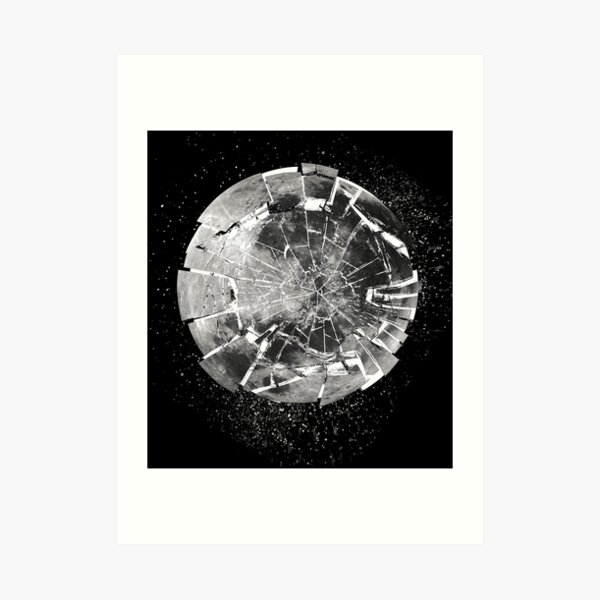 "The Broken Moon" Art Print for Sale by Exosam | Redbubble