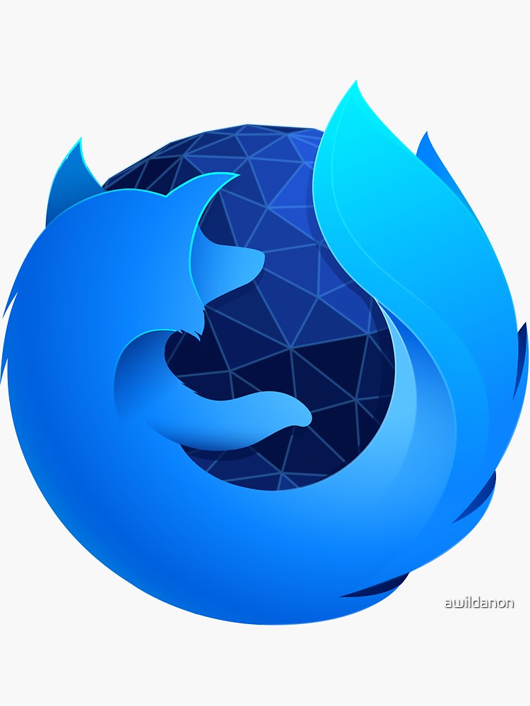 "Firefox Developer Logo" Sticker for Sale by awildanon | Redbubble