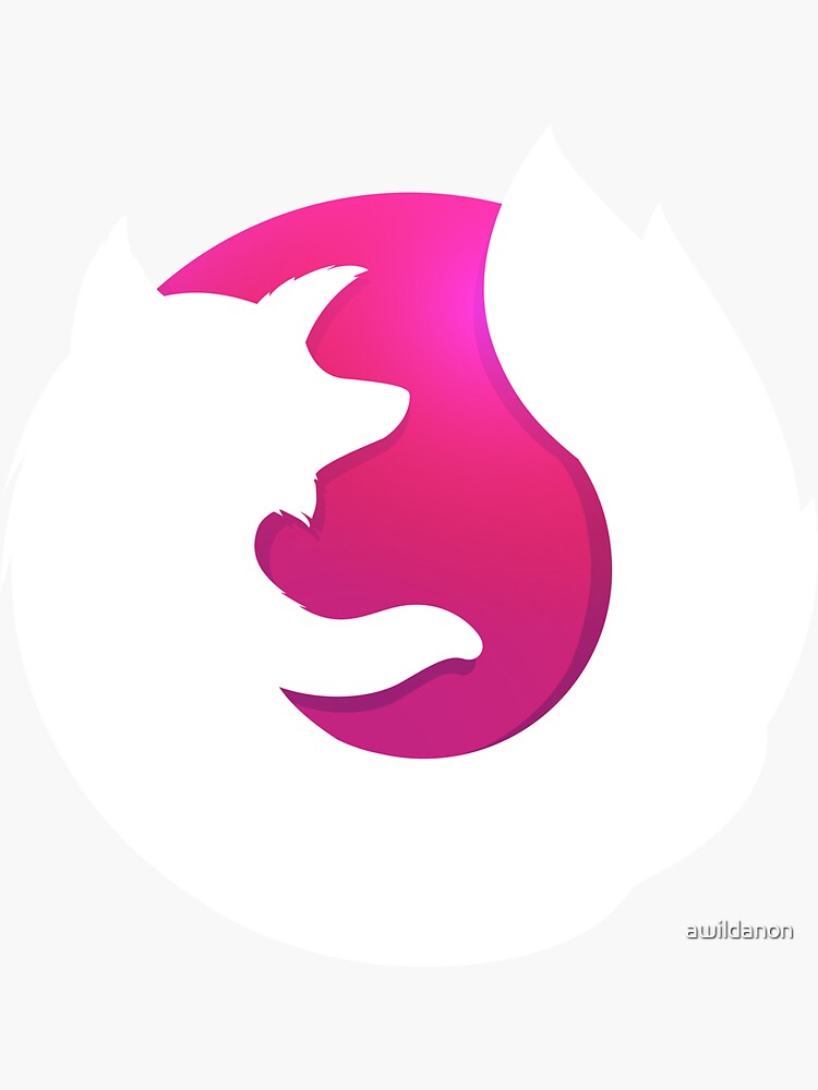"FireFox Focus Logo" Sticker for Sale by awildanon | Redbubble