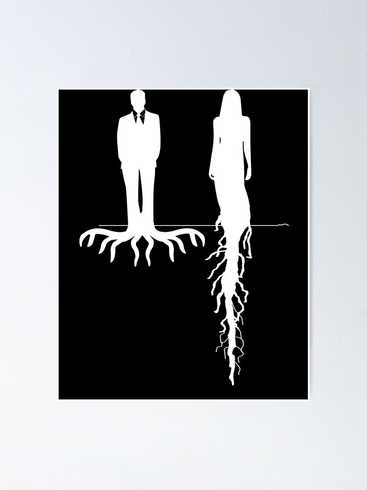 "Men have Shallow Roots Women Have Deep Roots" Poster by emanni | Redbubble