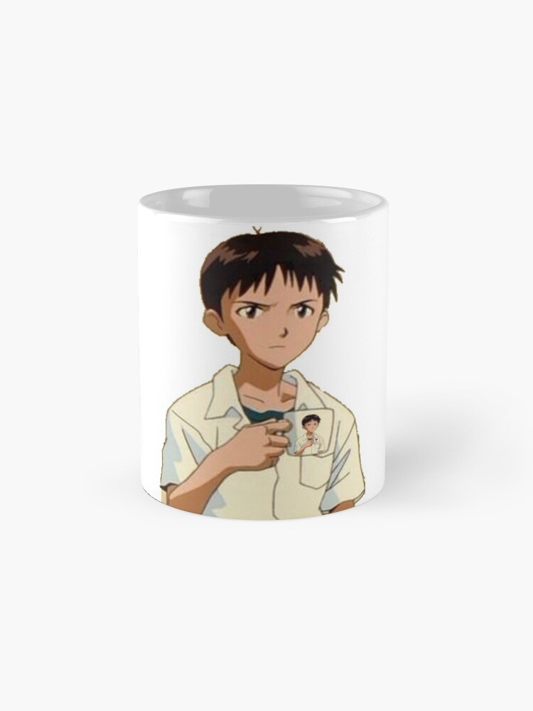 "Shinji holding Shinji holding Shinji holding Shinji" Coffee Mug for ...