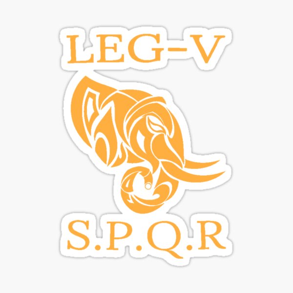 "Legio V Alaudae" Sticker for Sale by valentinpereda | Redbubble