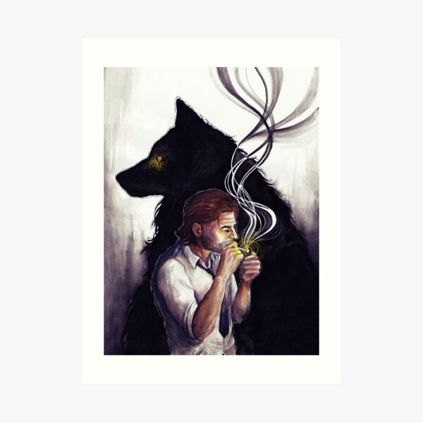 "Big bad wolf" Art Print for Sale by rafalefari | Redbubble