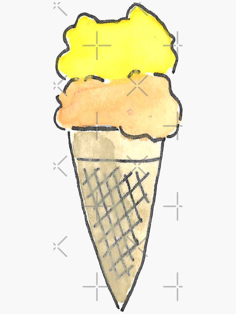 "Gelato" Sticker for Sale by buhloop | Redbubble