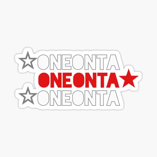 "Oneonta Star " Sticker by schoolsbysammi | Redbubble