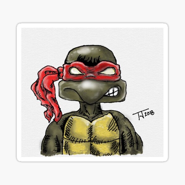 "Classic Raphael Sketch" Sticker for Sale by Toddimus | Redbubble