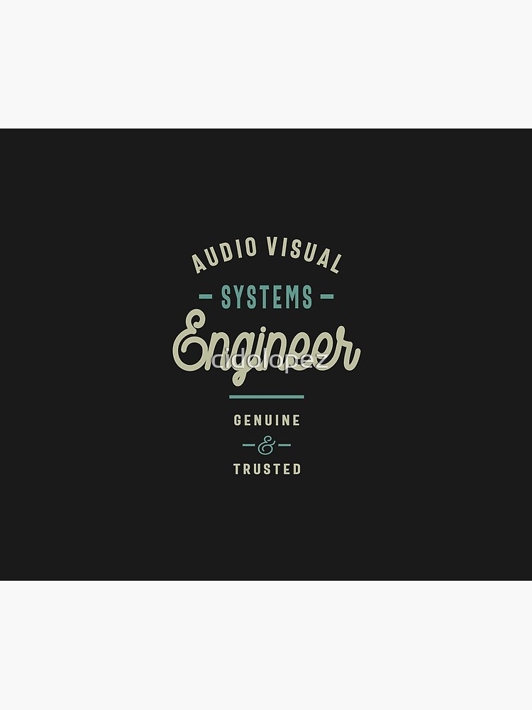 "Audio Visual Systems Engineer" Throw Blanket for Sale by cidolopez ...