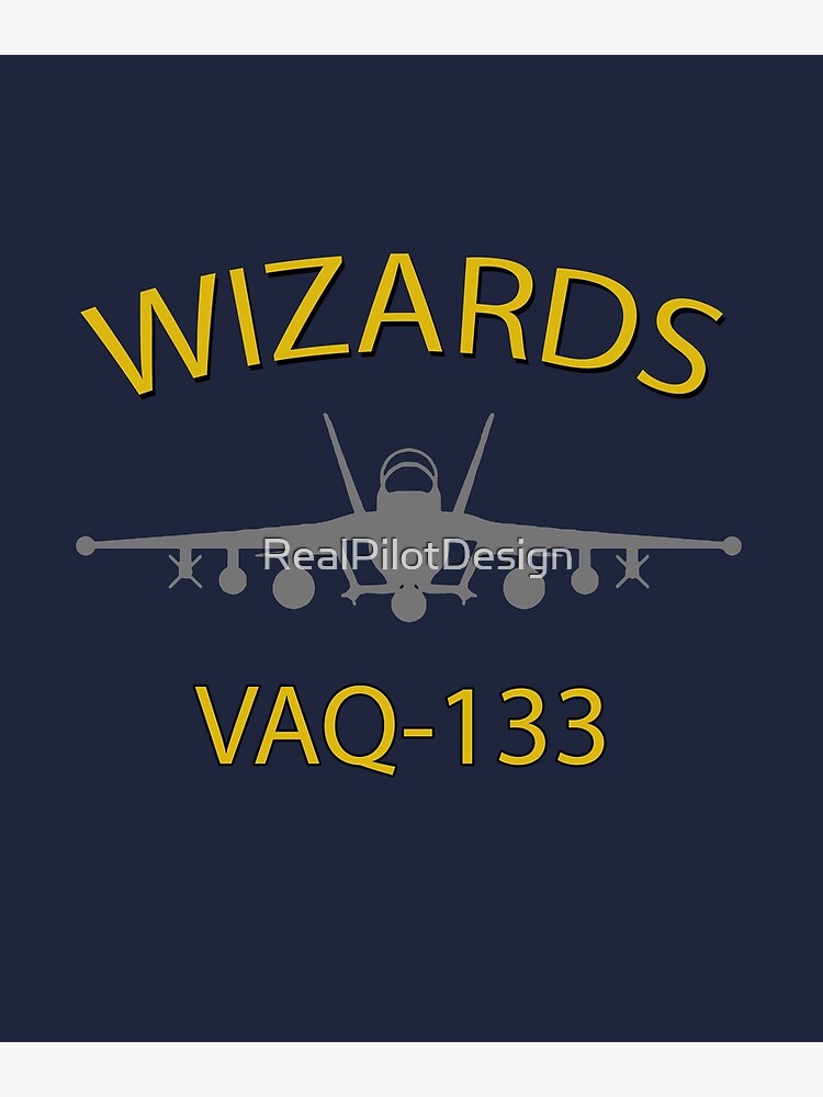 "US Navy VAQ-133 Wizards USN Electronic Attack Squadron EA-18G Growler ...