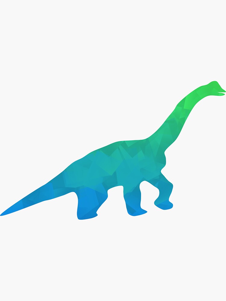 "Brontosaurus Rex, herbivore Dino, prehistoric dinosaur" Sticker for ...