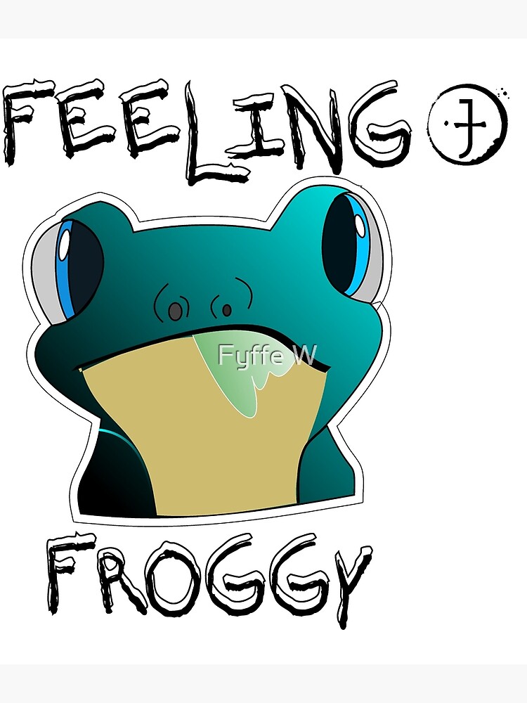 "feeling froggy" Metal Print for Sale by emo-enlightened | Redbubble
