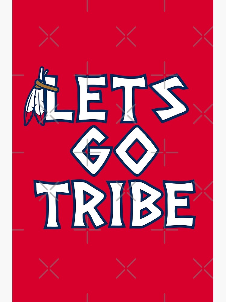 "Lets Go Tribe - Red" Art Print for Sale by SaturdayAC | Redbubble