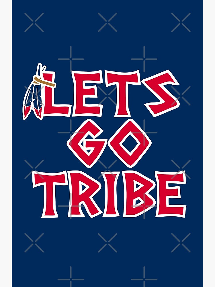 "Lets Go Tribe - Navy" Poster for Sale by SaturdayAC | Redbubble