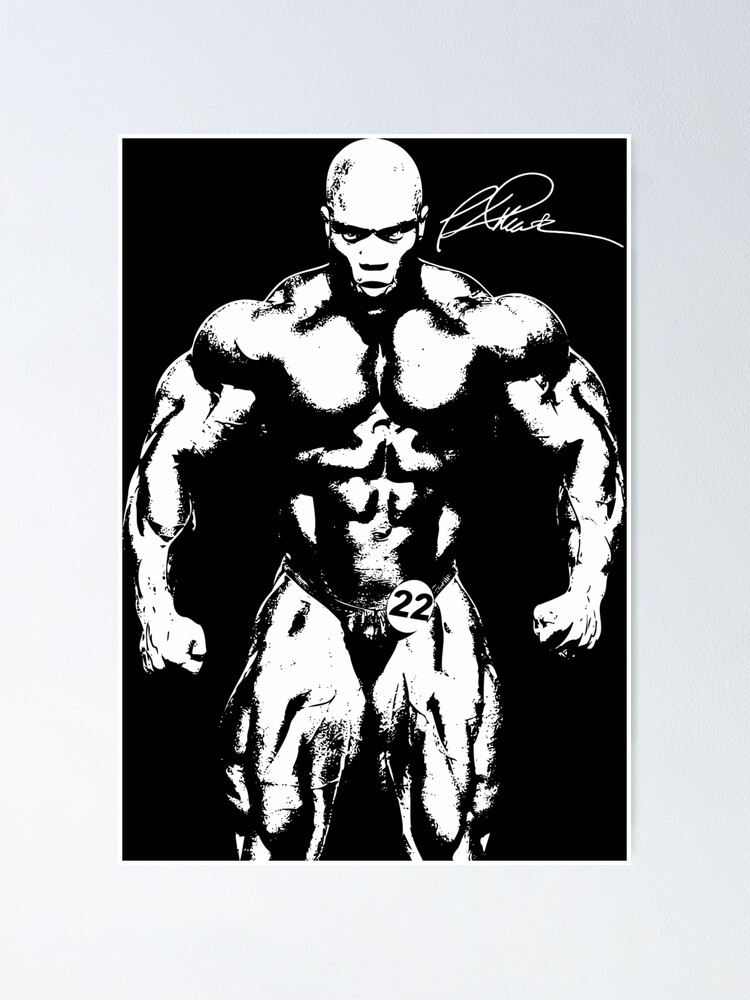 "Bodybuilding Muscle Man" Poster by VectorDesigner | Redbubble