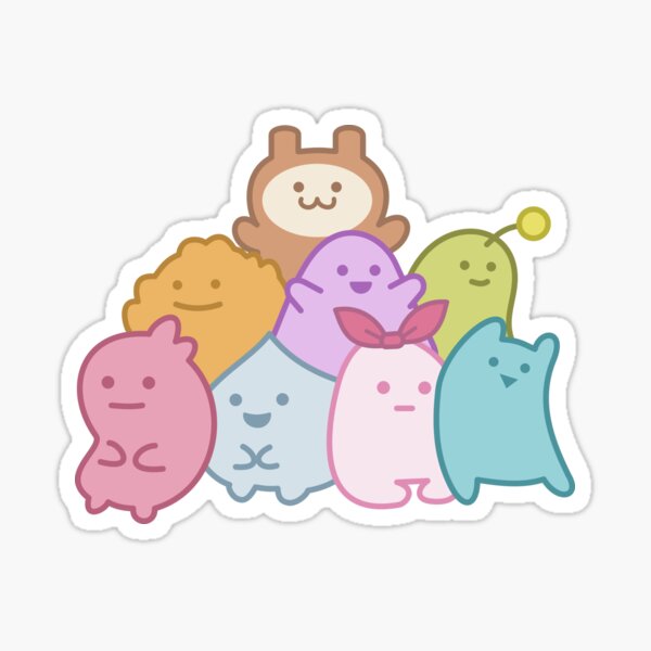 "Cute Colorful Blobs" Sticker for Sale by JOHNITEES | Redbubble