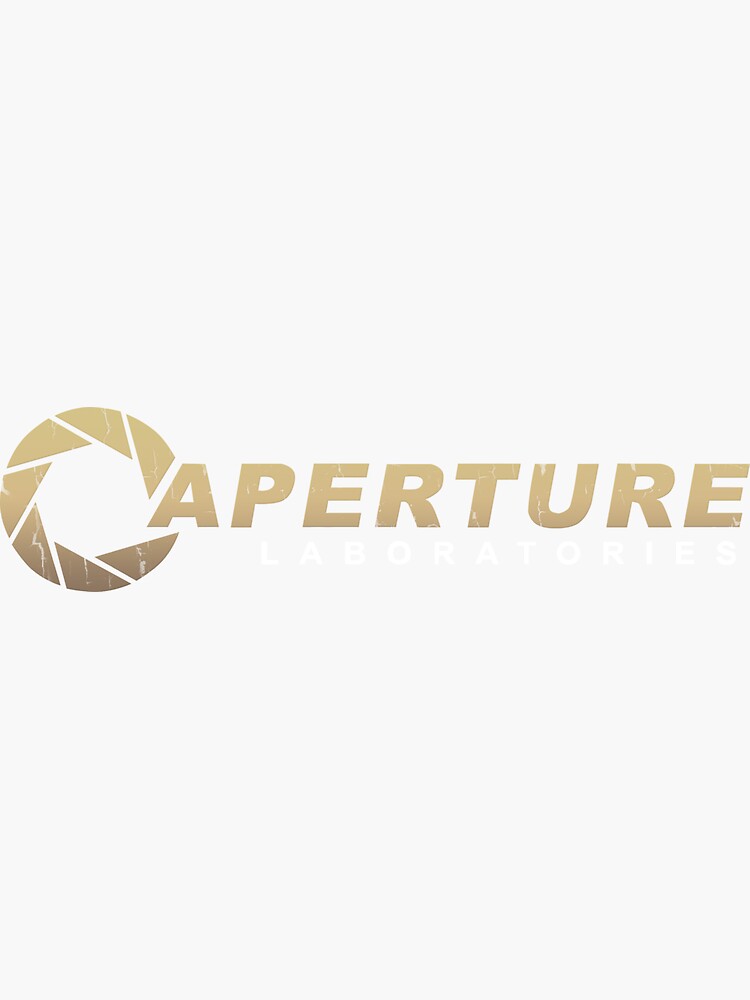 "Aperture Science Laboratories " Sticker by SimplyNun | Redbubble