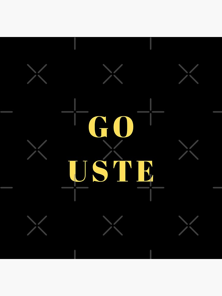 "Go USTe UST University of Santo Tomas Yellow Black" Sticker for Sale ...