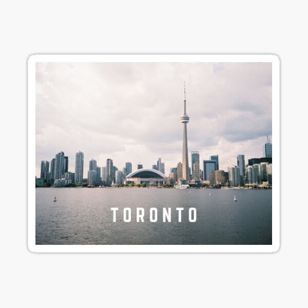 "Toronto Skyline Sticker" Sticker for Sale by weekendvampires | Redbubble
