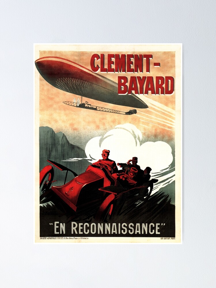"French Clement Bayard En Reconnaissance Auto Racing Vintage Car ...