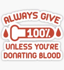 Blood Donation: Stickers | Redbubble