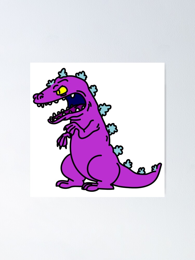 "Reptar evil lilac" Poster by NaturalBornGoth | Redbubble