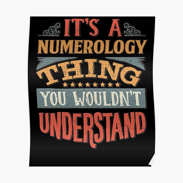 Numerology Posters | Redbubble