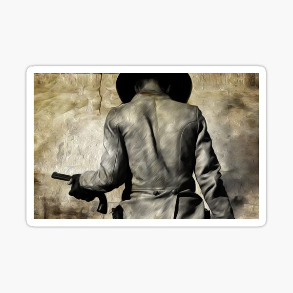 "WILD WEST " Sticker for Sale by johnnyssandart | Redbubble