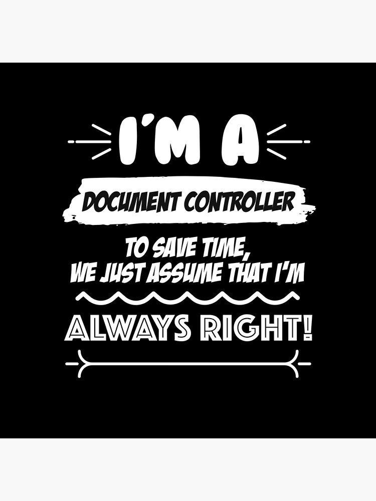 "Document Controller Job Gift for every Document Controller Funny ...