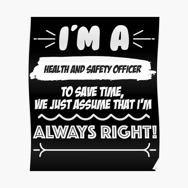"Health and Safety Officer Job Gift for every Health and Safety Officer ...