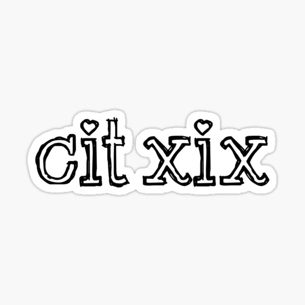 "cit xix" Sticker for Sale by josiestein | Redbubble