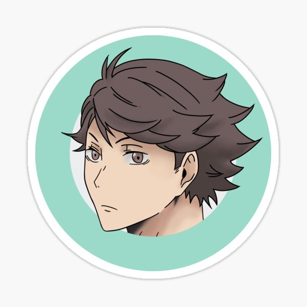 "Oikawa Tooru" Sticker for Sale by sarahwyt | Redbubble