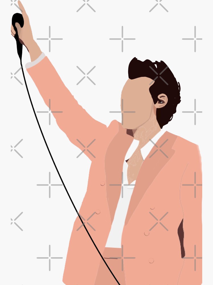 "London boy singer" Sticker by livehappily | Redbubble