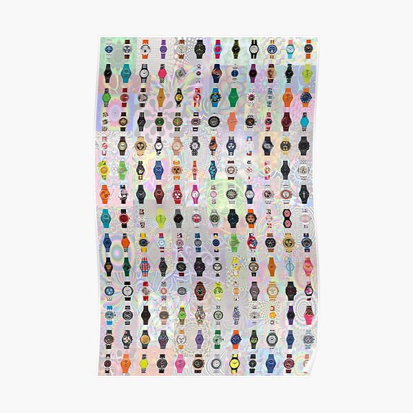 "Swatch" Poster by Montage-Madness | Redbubble