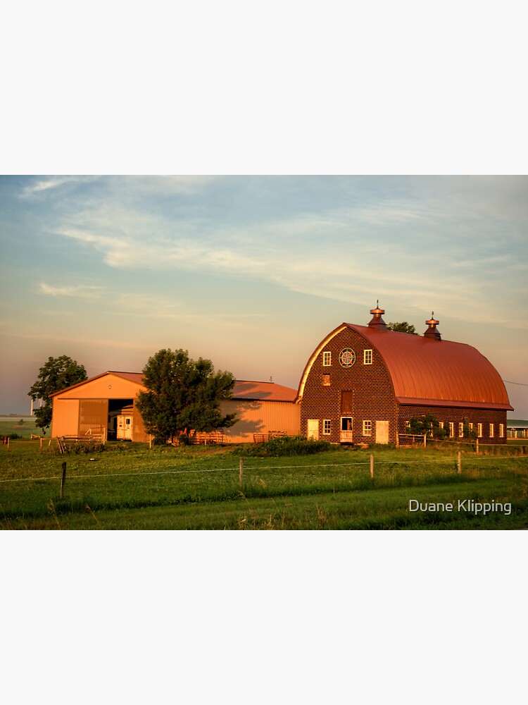 "Clear Lake Barn" Sticker for Sale by Duane Klipping | Redbubble