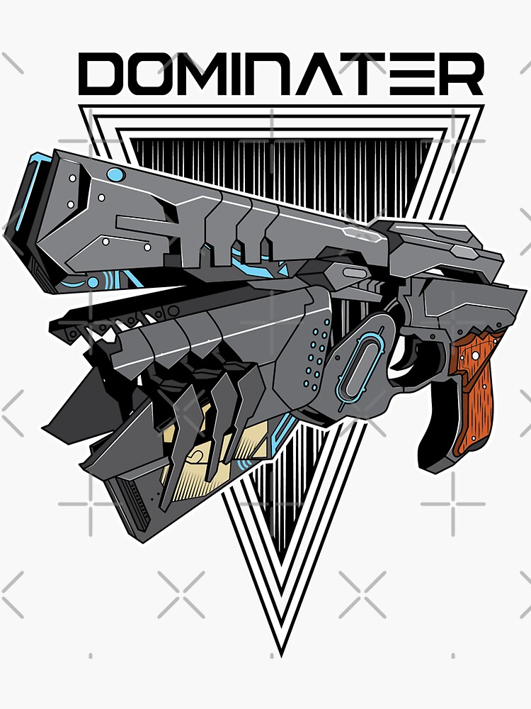 "The Dominator" Sticker by jjsealion | Redbubble
