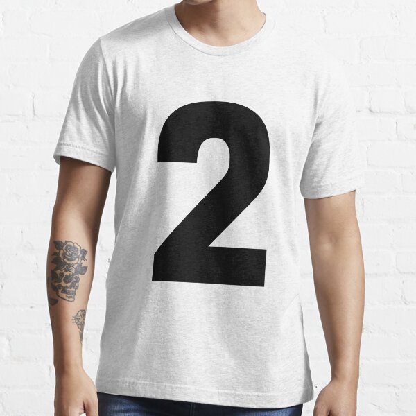 "Number “2”" T-shirt for Sale by m------ | Redbubble | 2 t-shirts ...
