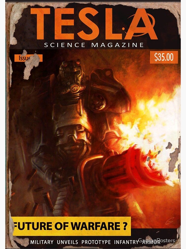 "[Fallout 4] Tesla Science Magazine: Future of Warfare?" Spiral ...