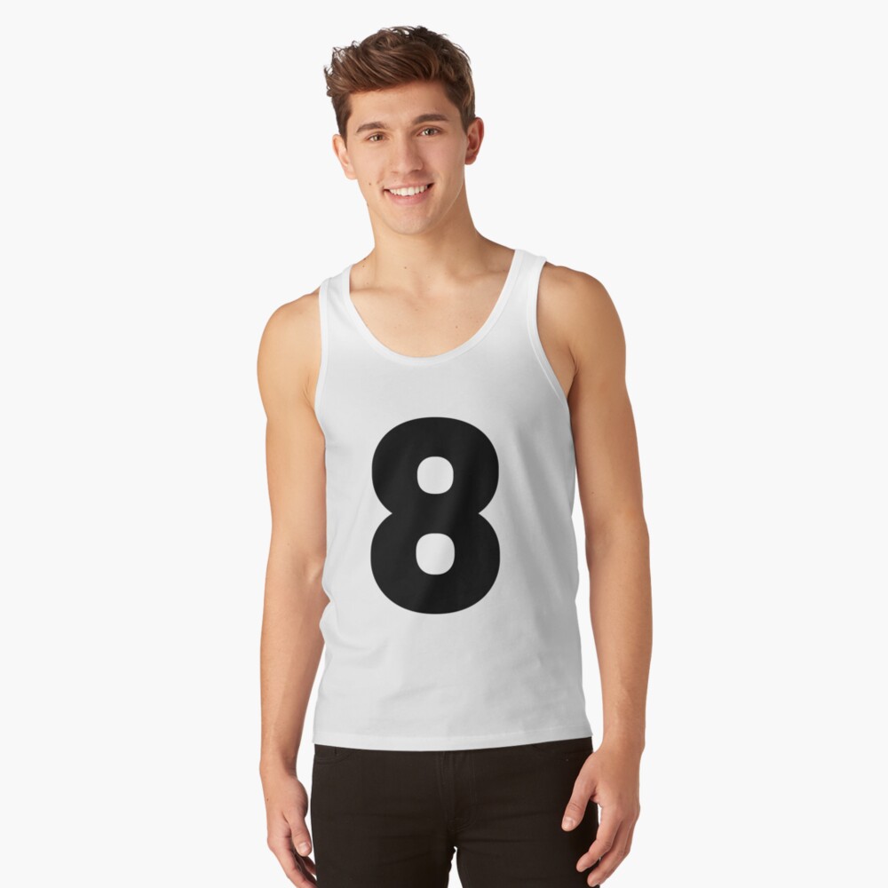 "Number “8”" Sticker for Sale by m------ | Redbubble