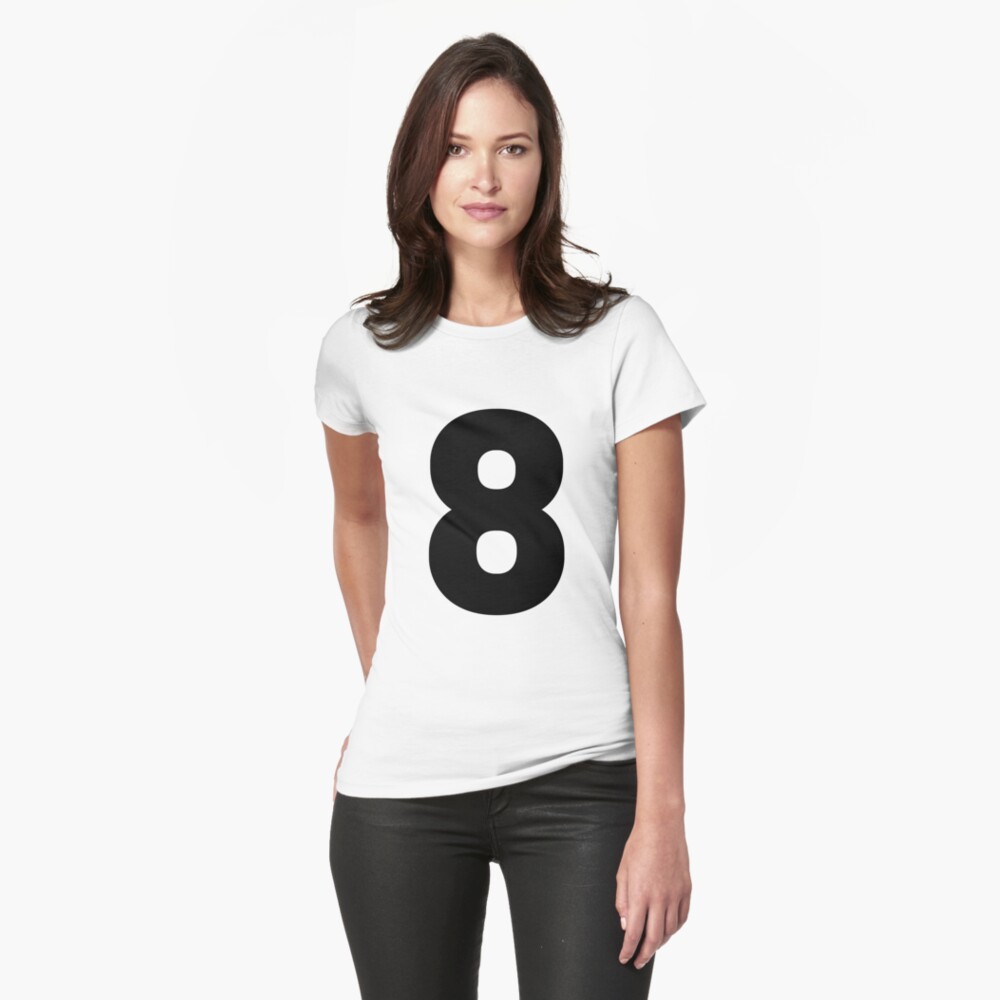 "Number “8”" Sticker for Sale by m------ | Redbubble